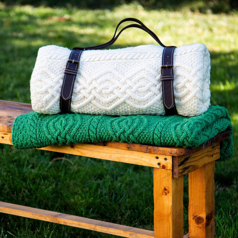 Irish Blankets And Throws – Aran Rose